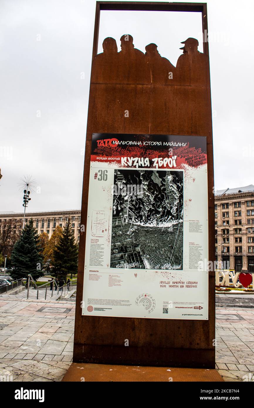 "Painted History of Maidan" art exhibition located at Maidan ...