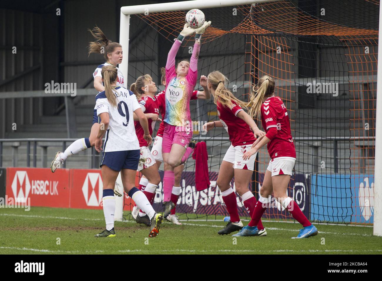Sophie Baggily (Bristol) controls the ball during the 2020-21 FA Women ...