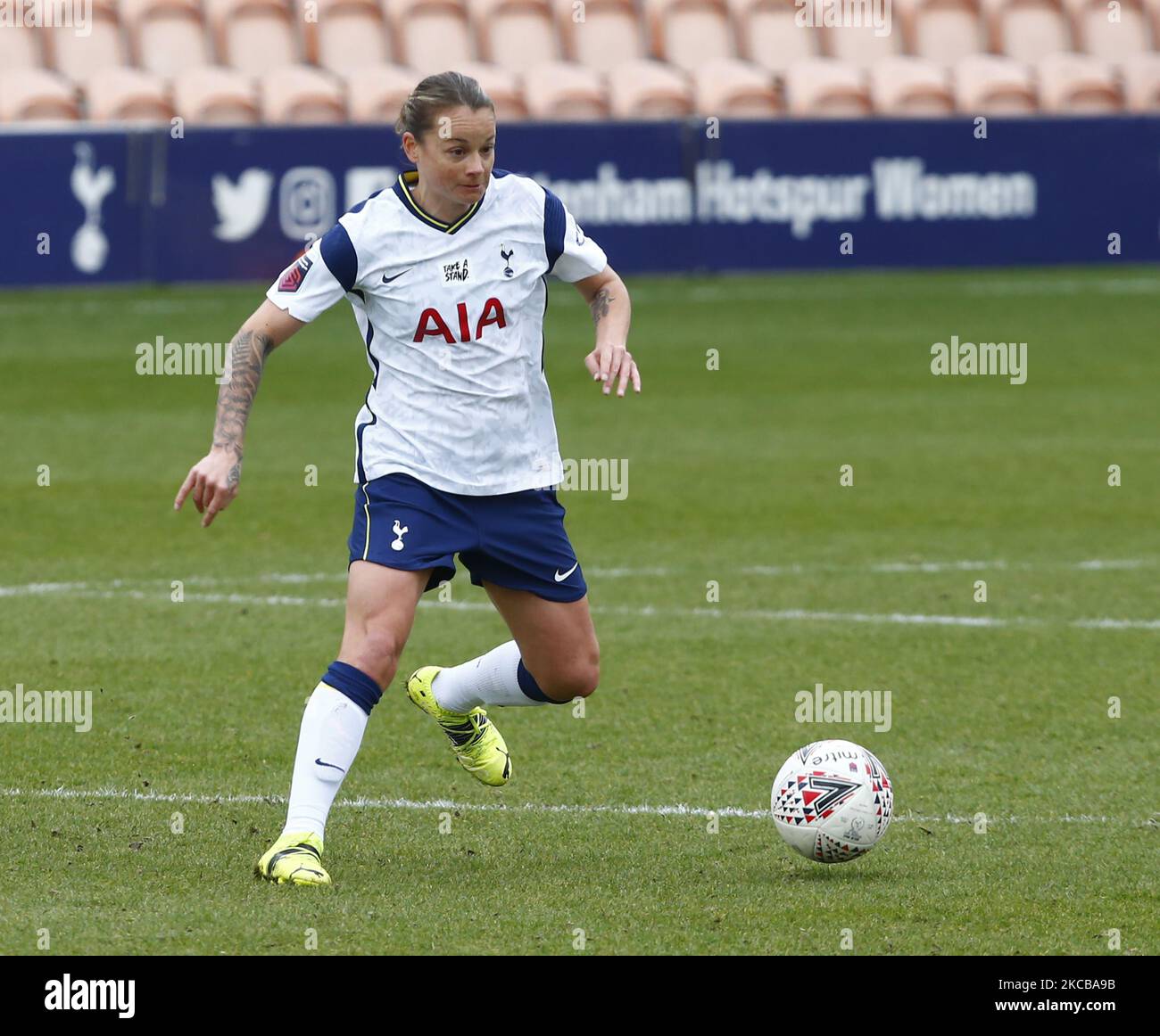Ria Percival of Tottenham Hotspur Women during FA Women's Spur League ...