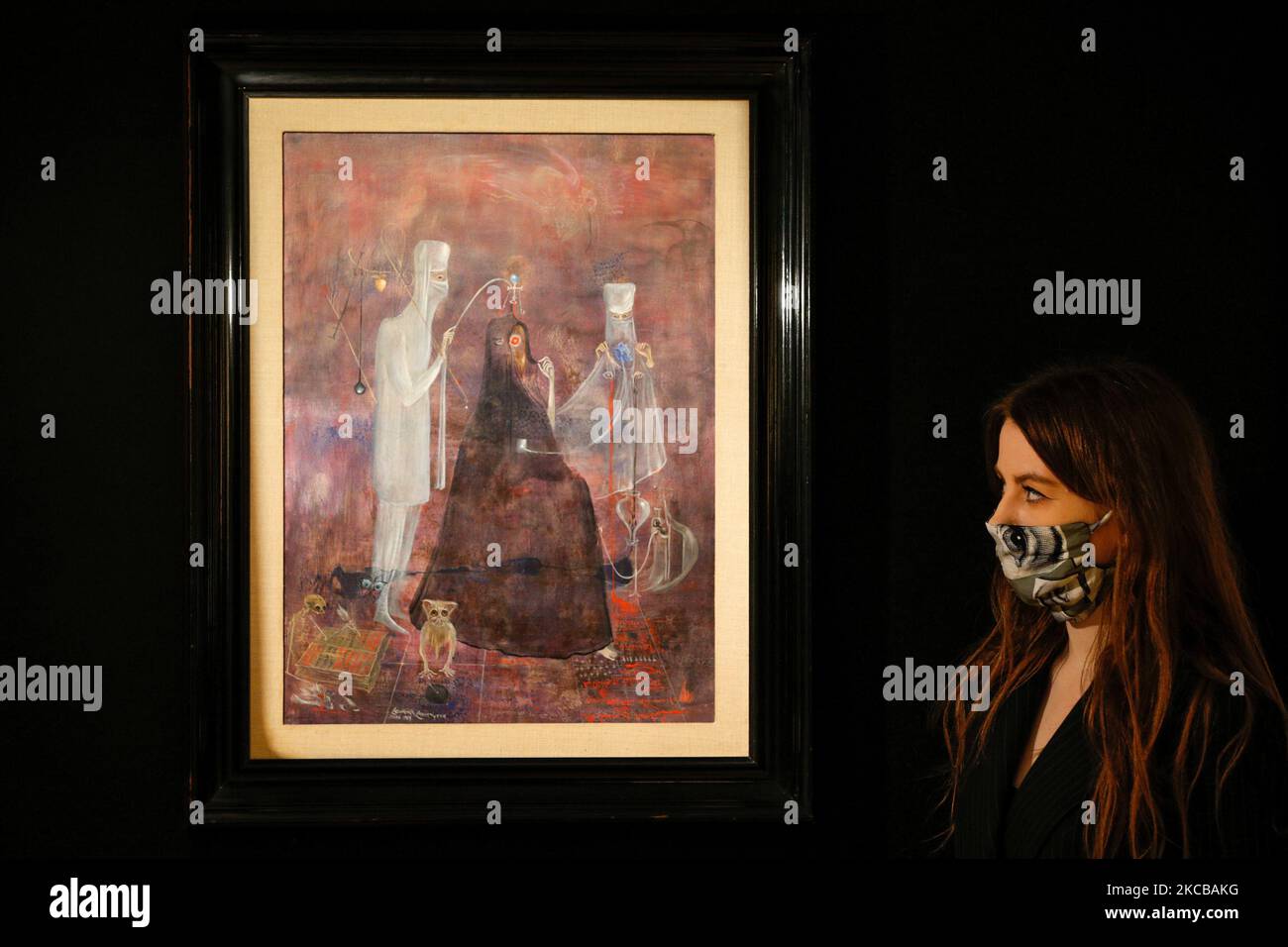 Mexican surrealist artist leonora carrington hi-res stock photography ...