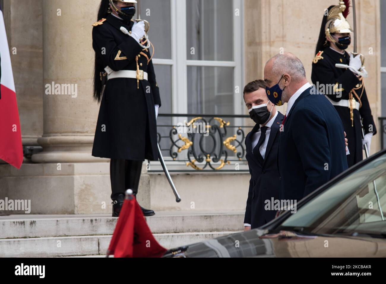 President of the Republic Emmanuel Macron received Albanian Prime ...