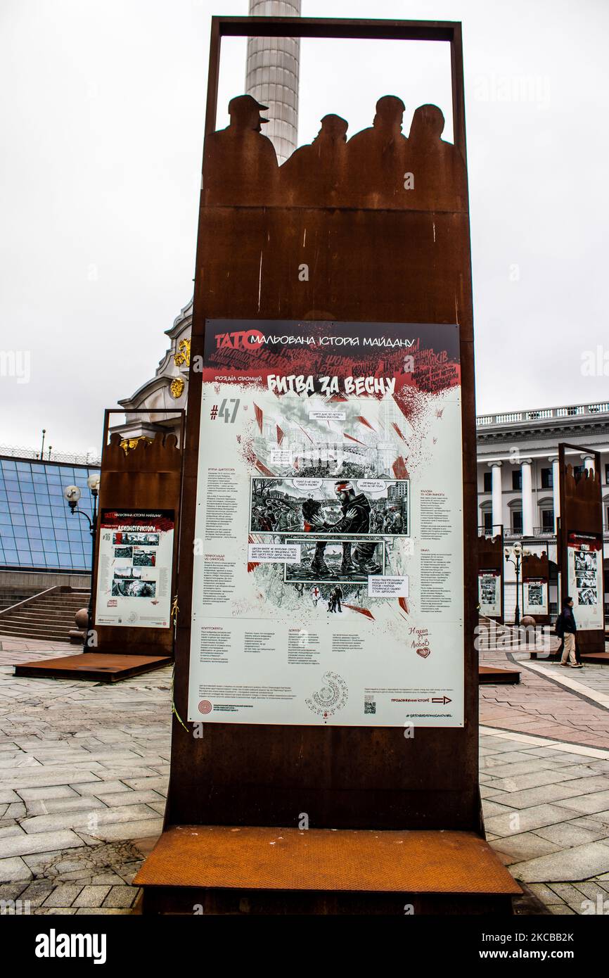 "Painted History of Maidan" art exhibition located at Maidan ...