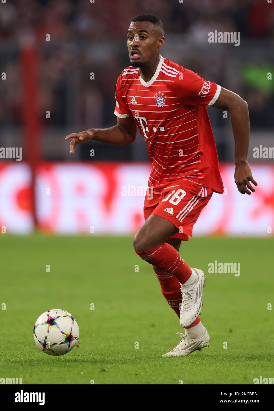 Munich, Germany, 1st November 2022. Ryan Gravenberch of Bayern Munchen ...