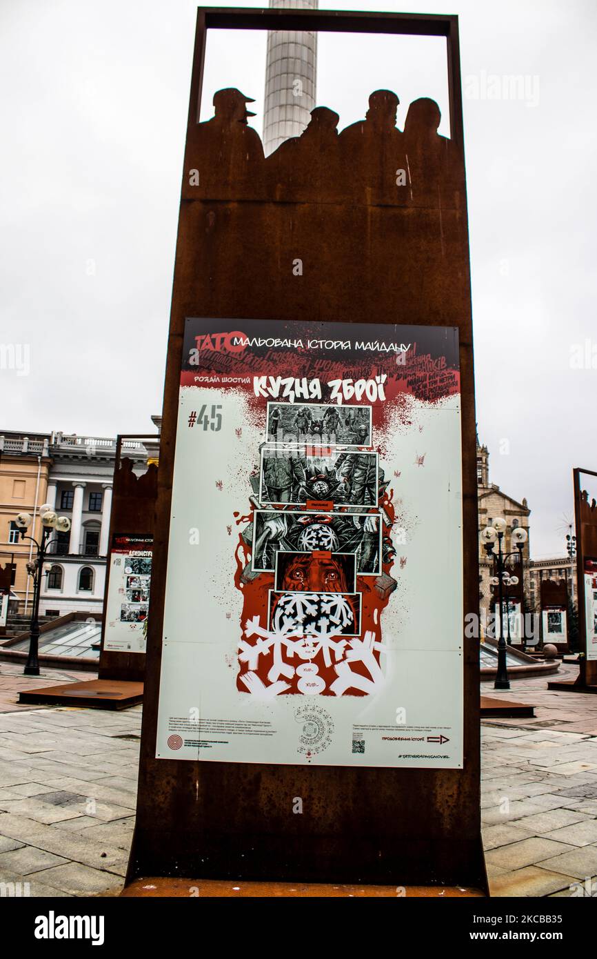 "Painted History of Maidan" art exhibition located at Maidan ...