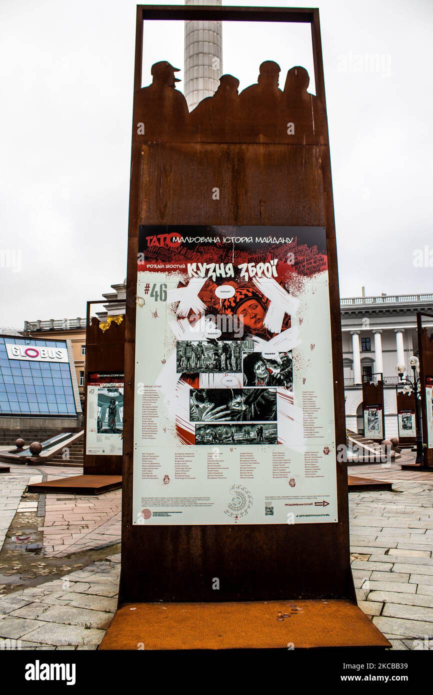 "Painted History of Maidan" art exhibition located at Maidan ...