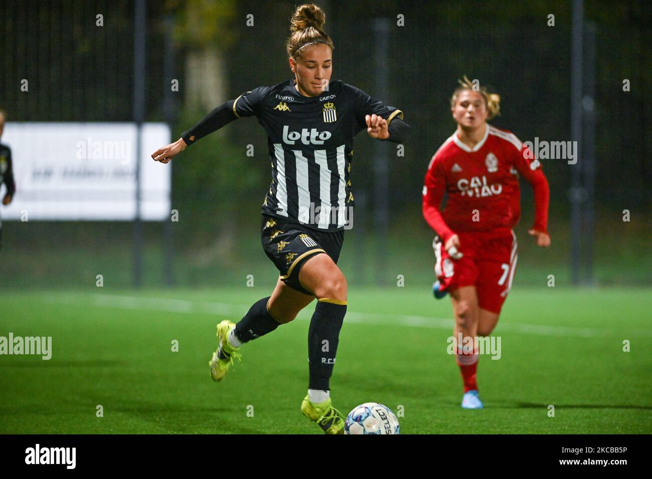 Soley Deli Dilara (5) of Charleroi pictured during a female soccer game ...