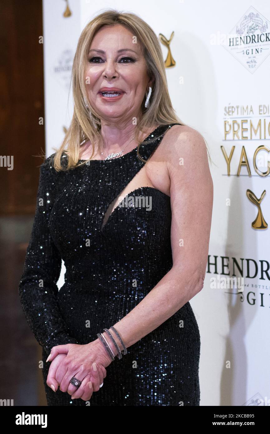 Ana Garcia Obregon during the photocall for Yago awards 2021 in Madrid ...