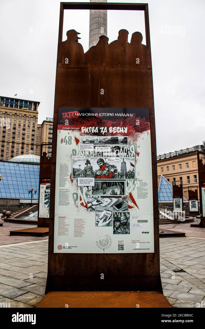 "Painted History of Maidan" art exhibition located at Maidan ...