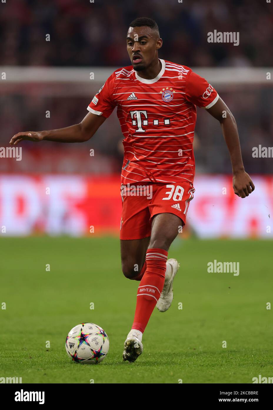 Munich, Germany, 1st November 2022. Ryan Gravenberch of Bayern Munchen ...