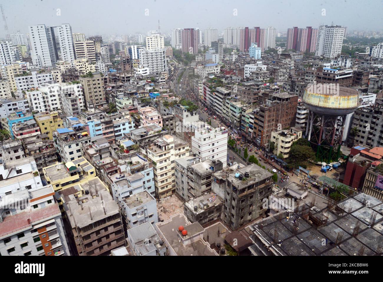 A general view of the Bangladeshi capital city Dhaka in Dhaka ...
