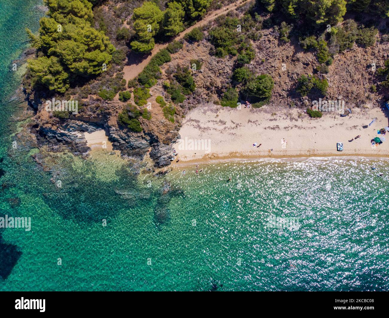 Drone aerial texture exotic lagoon hi-res stock photography and images ...