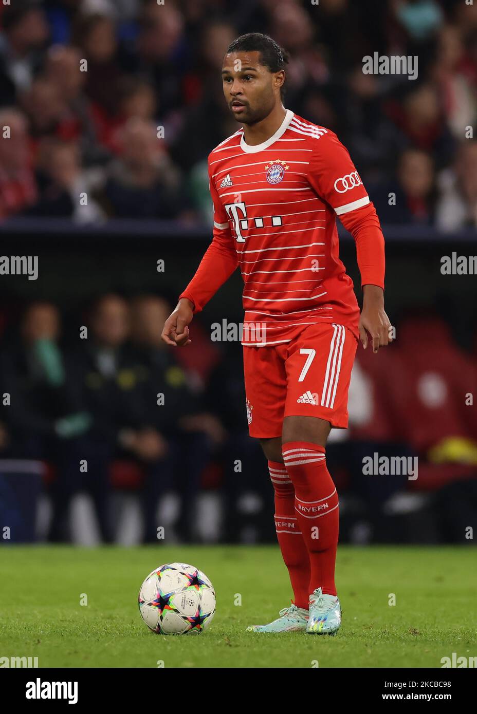 Munich, Germany, 1st November 2022. Serge Gnabry of Bayern Munchen ...