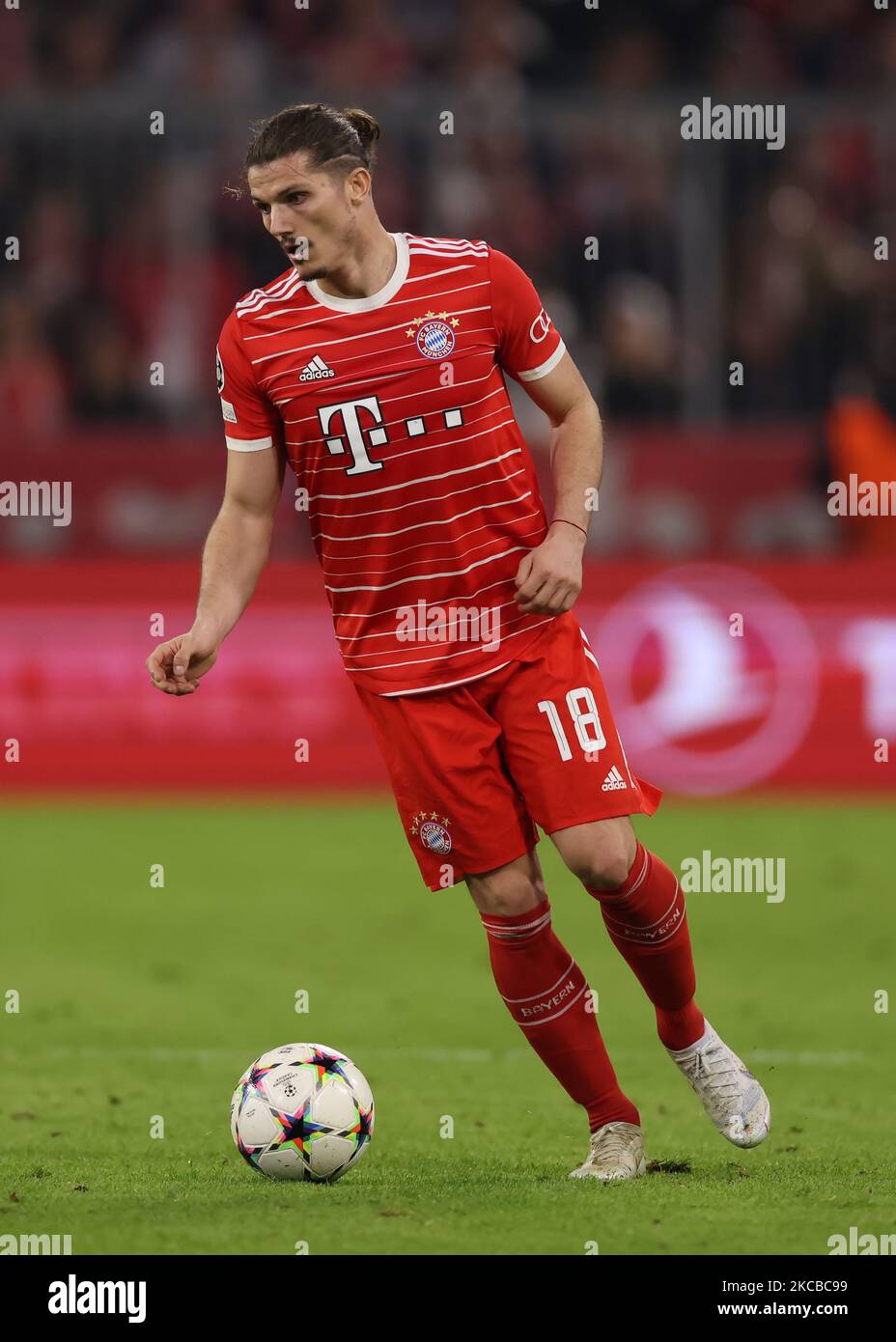 Munich, Germany, 1st November 2022. Marcel Sabitzer of Bayern Munchen ...