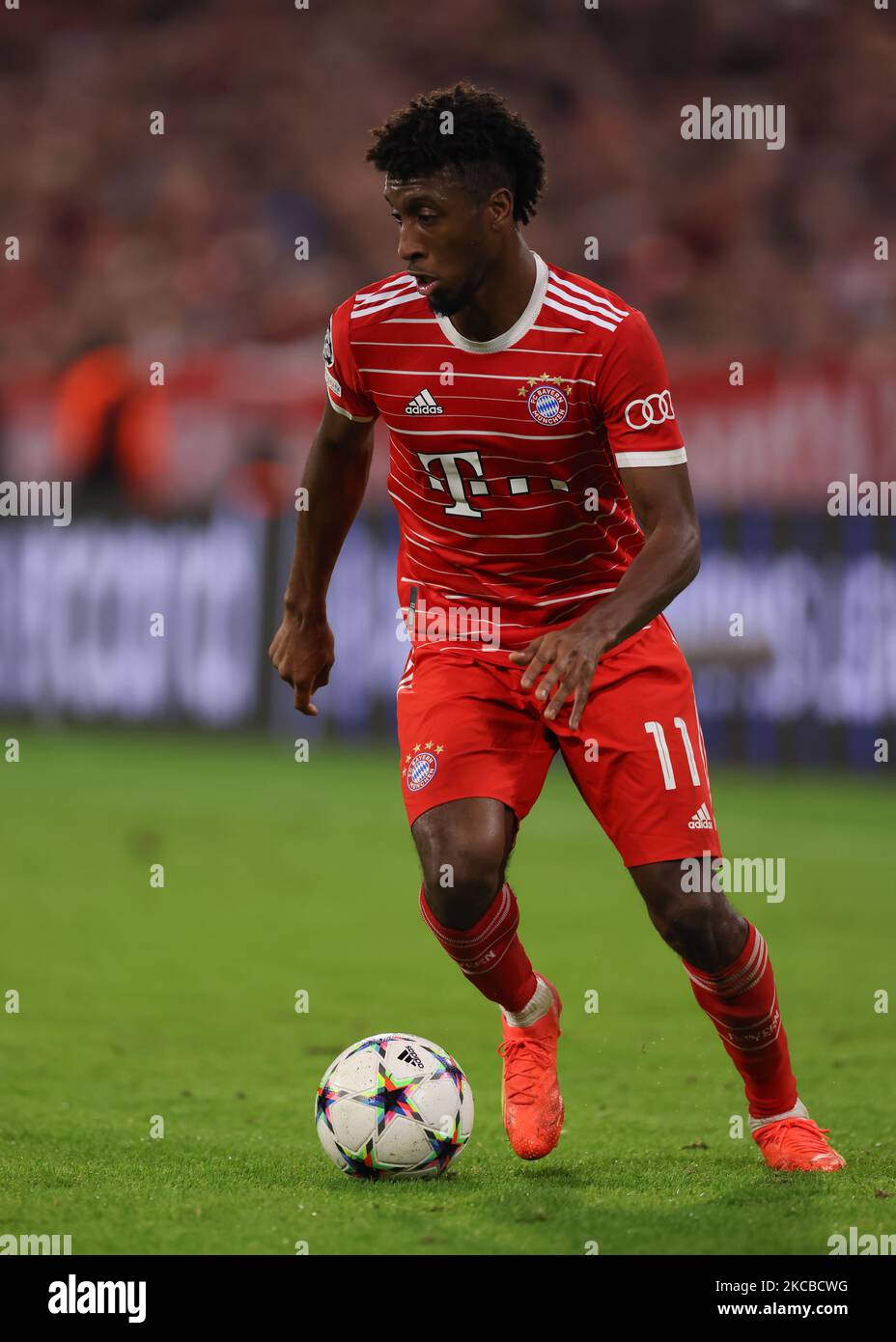 Munich, Germany, 1st November 2022. Kingsley Coman of Bayern Munchen ...