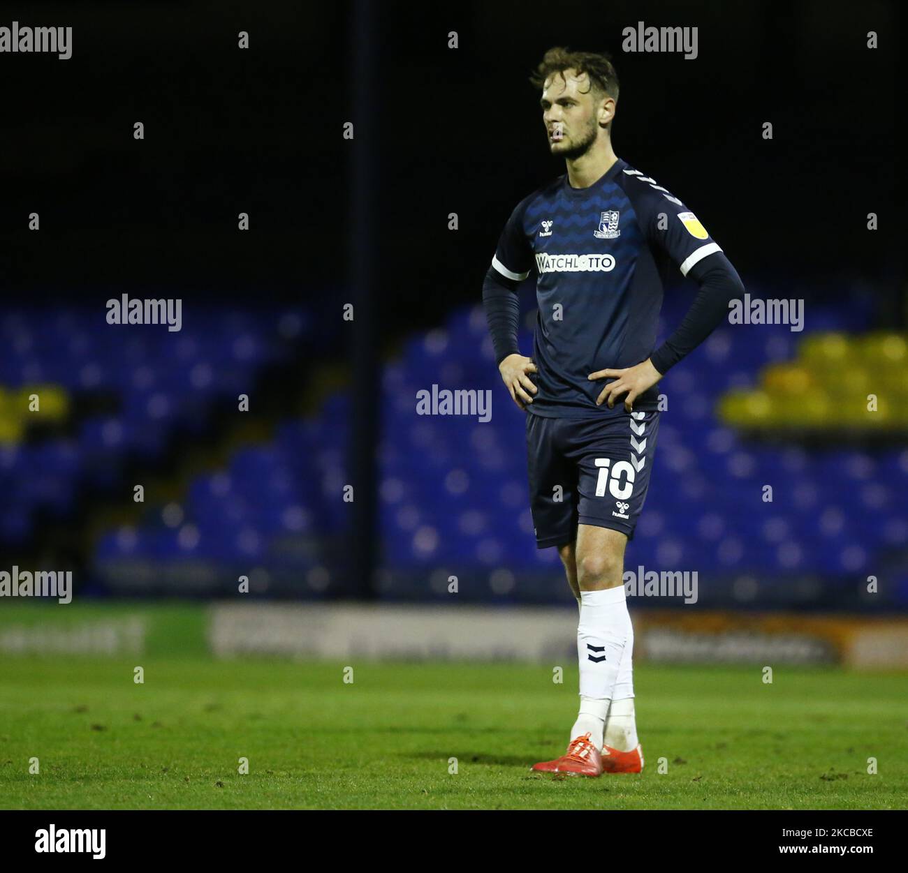 Brandon Goodship of Southend United during Sky Bet League Two between ...