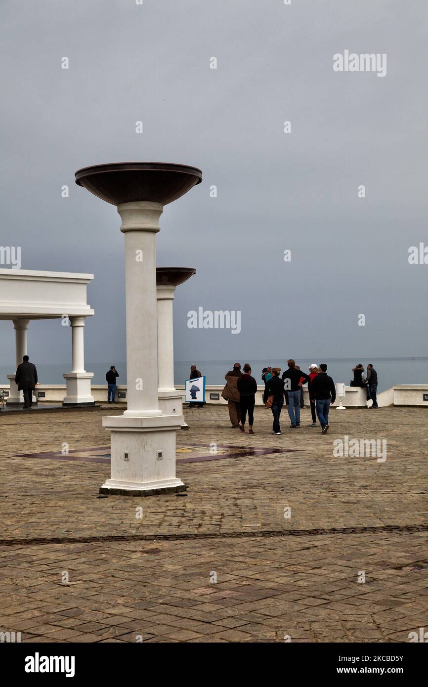 Lookout area above Caves of Hercules (Grottes d'Hercule) in Tangier ...