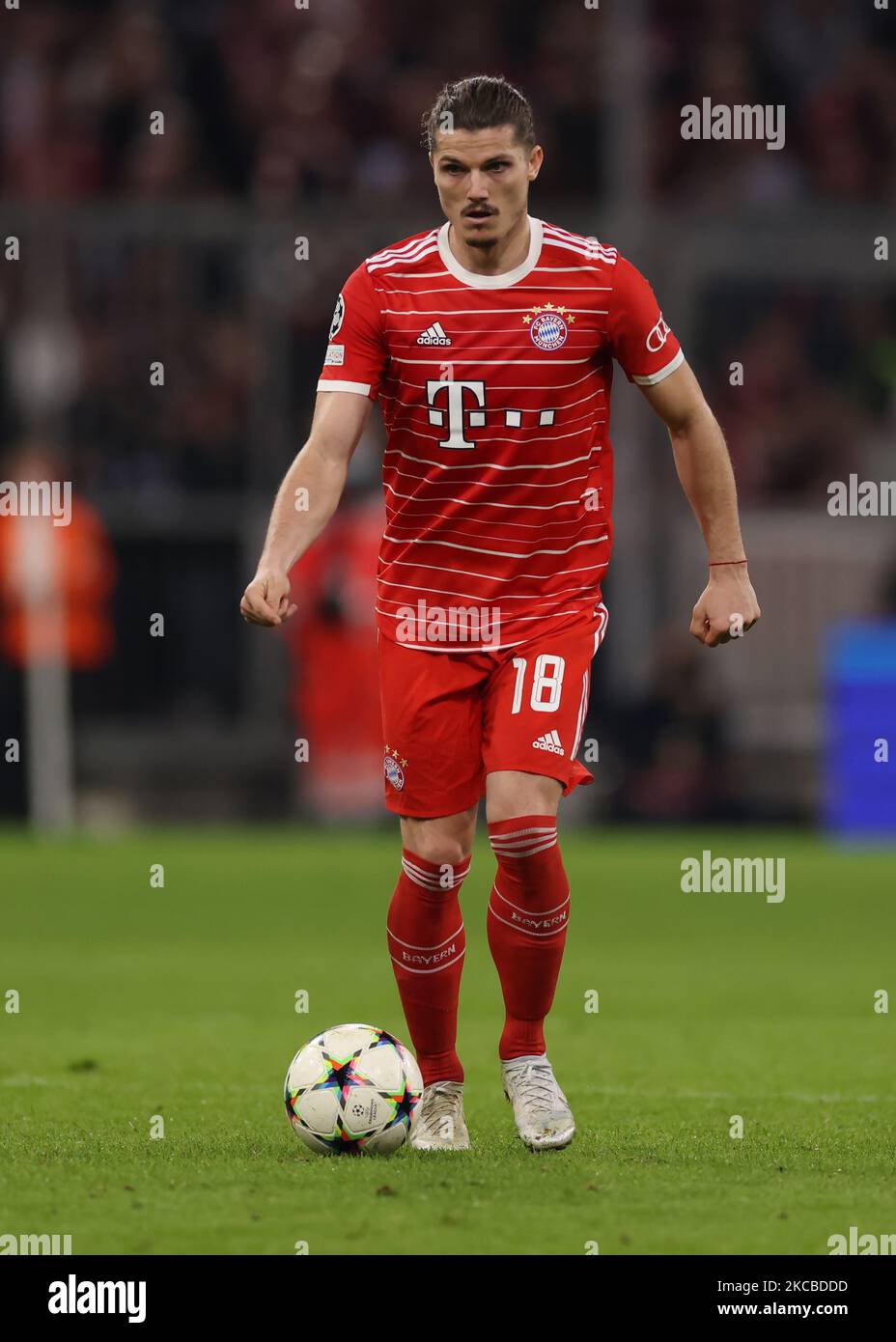 Munich, Germany, 1st November 2022. Marcel Sabitzer of Bayern Munchen ...