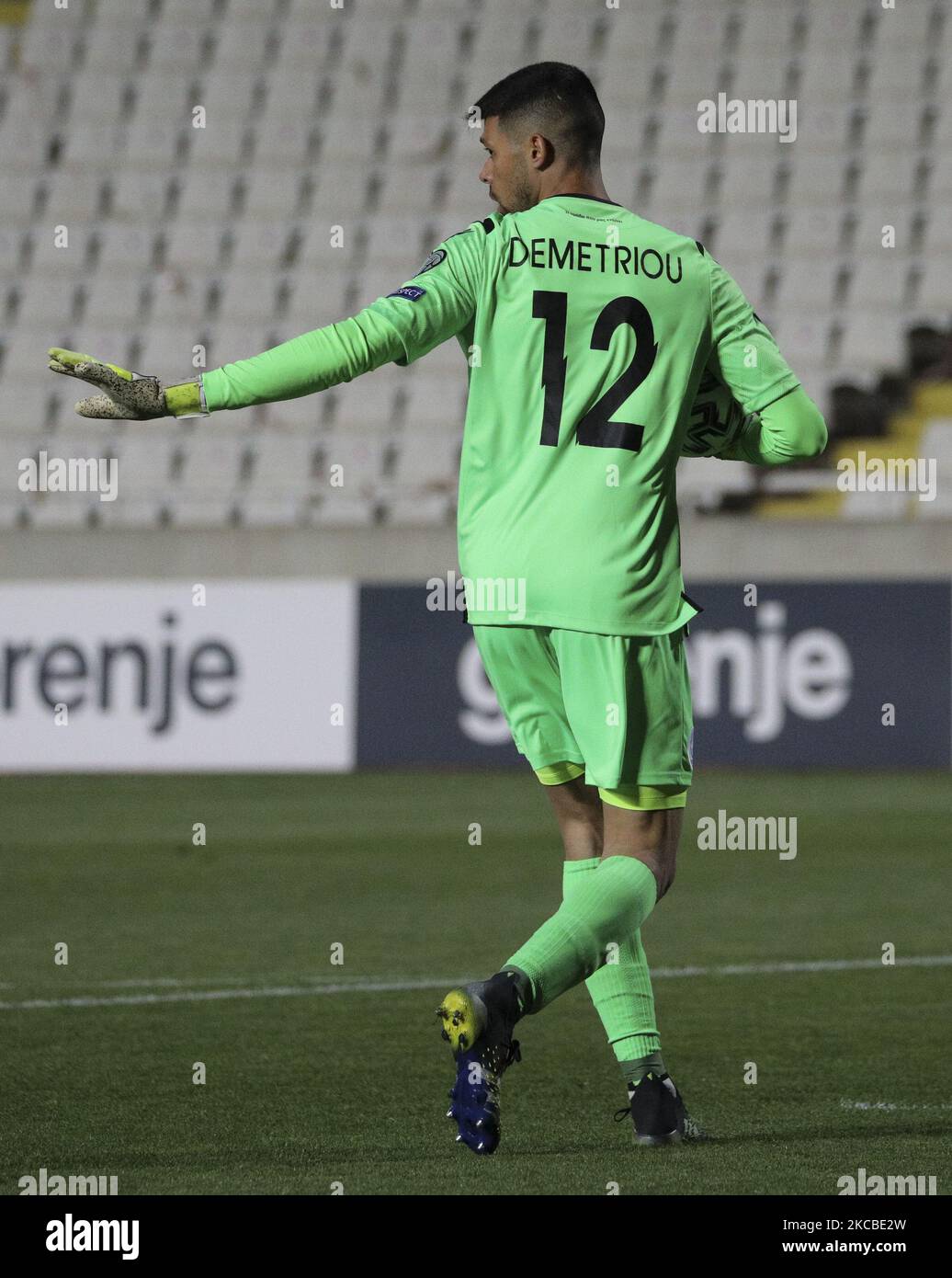 Cyprus goalkeeper demetris demetriou hi-res stock photography and ...