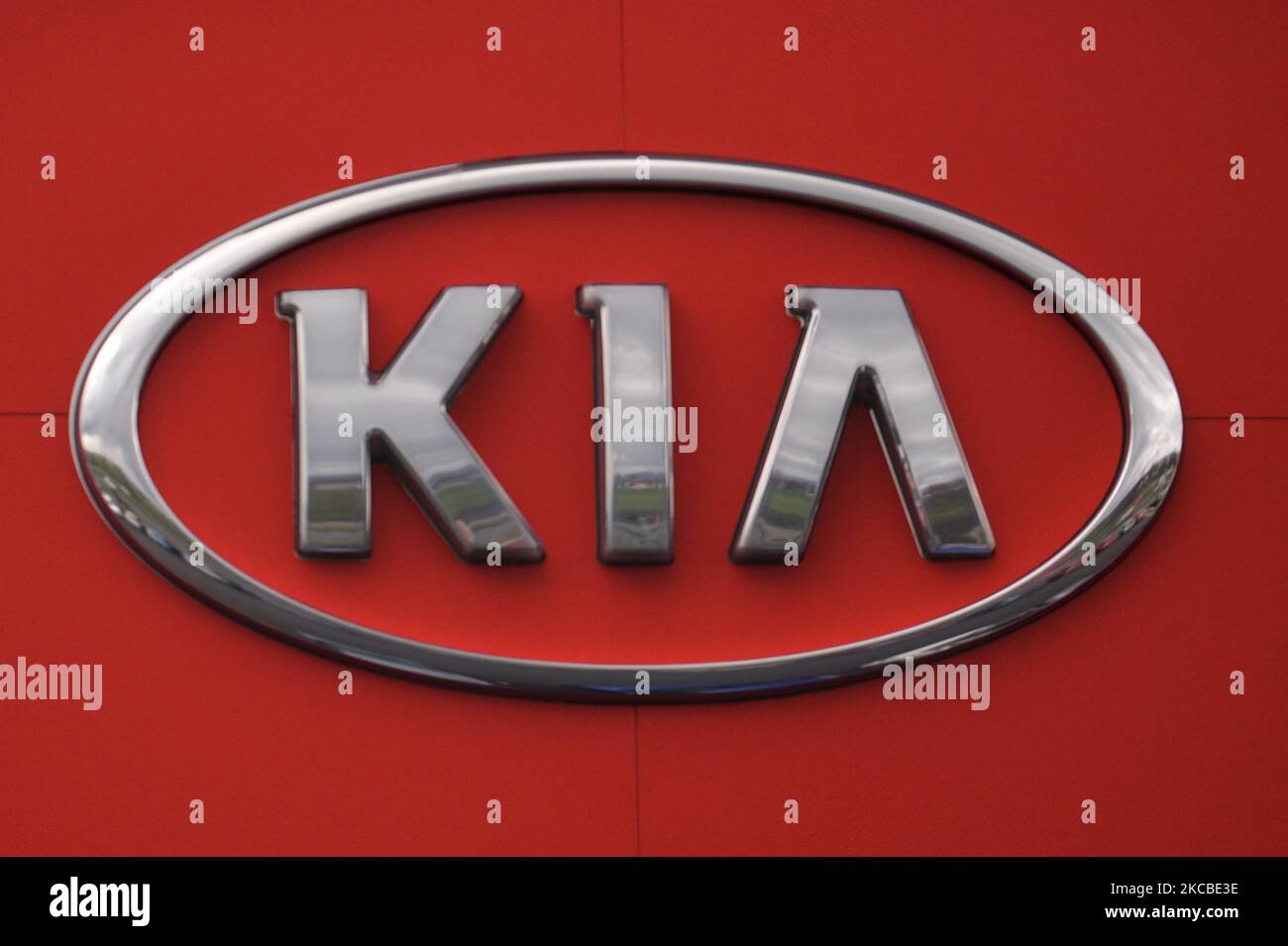 Logo of KIA, a South Korean multinational automotive manufacturer. On ...