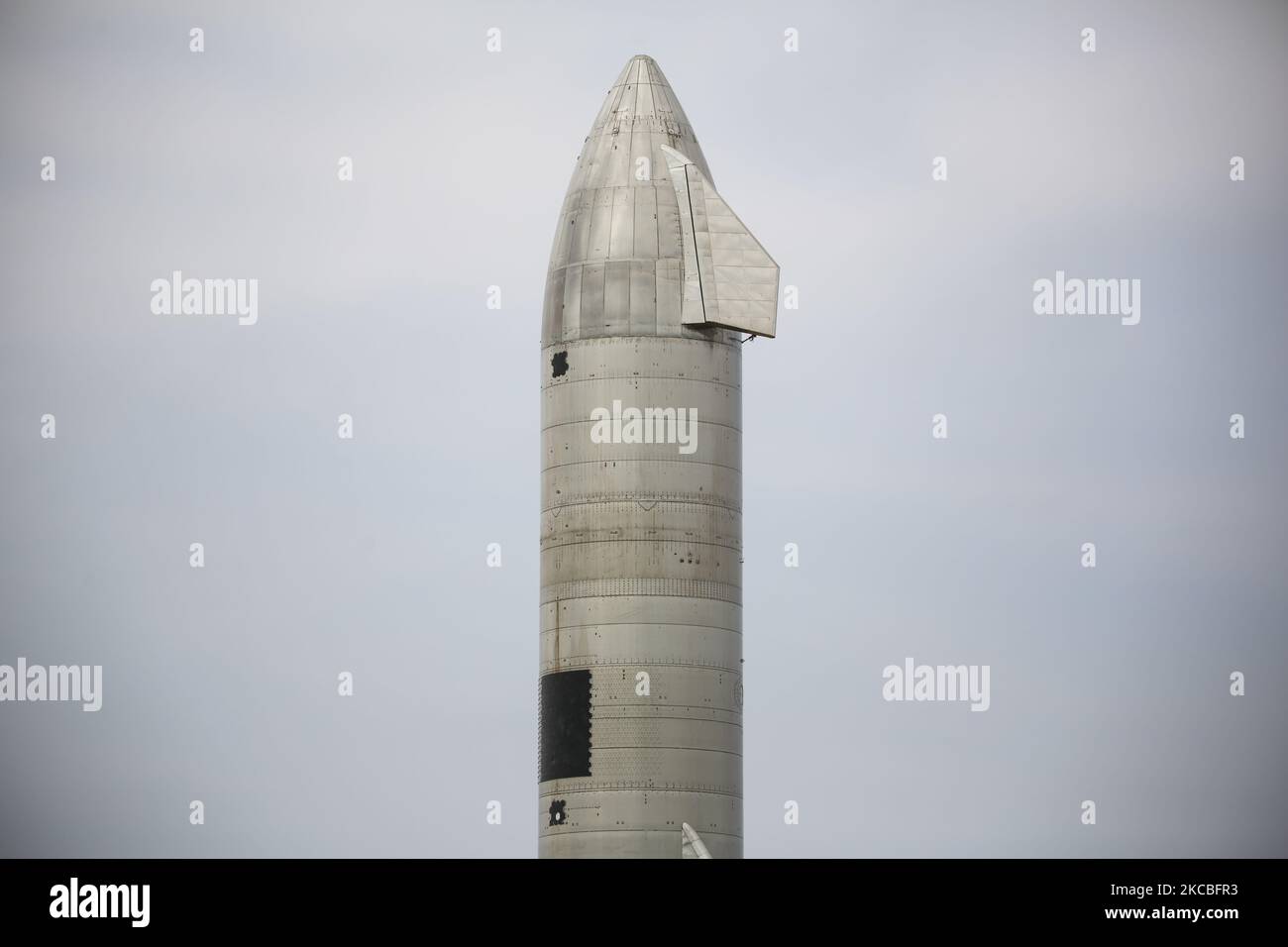 Starship SN11 at SpaceX's South Texas launch site in Boca Chica, Texas ...