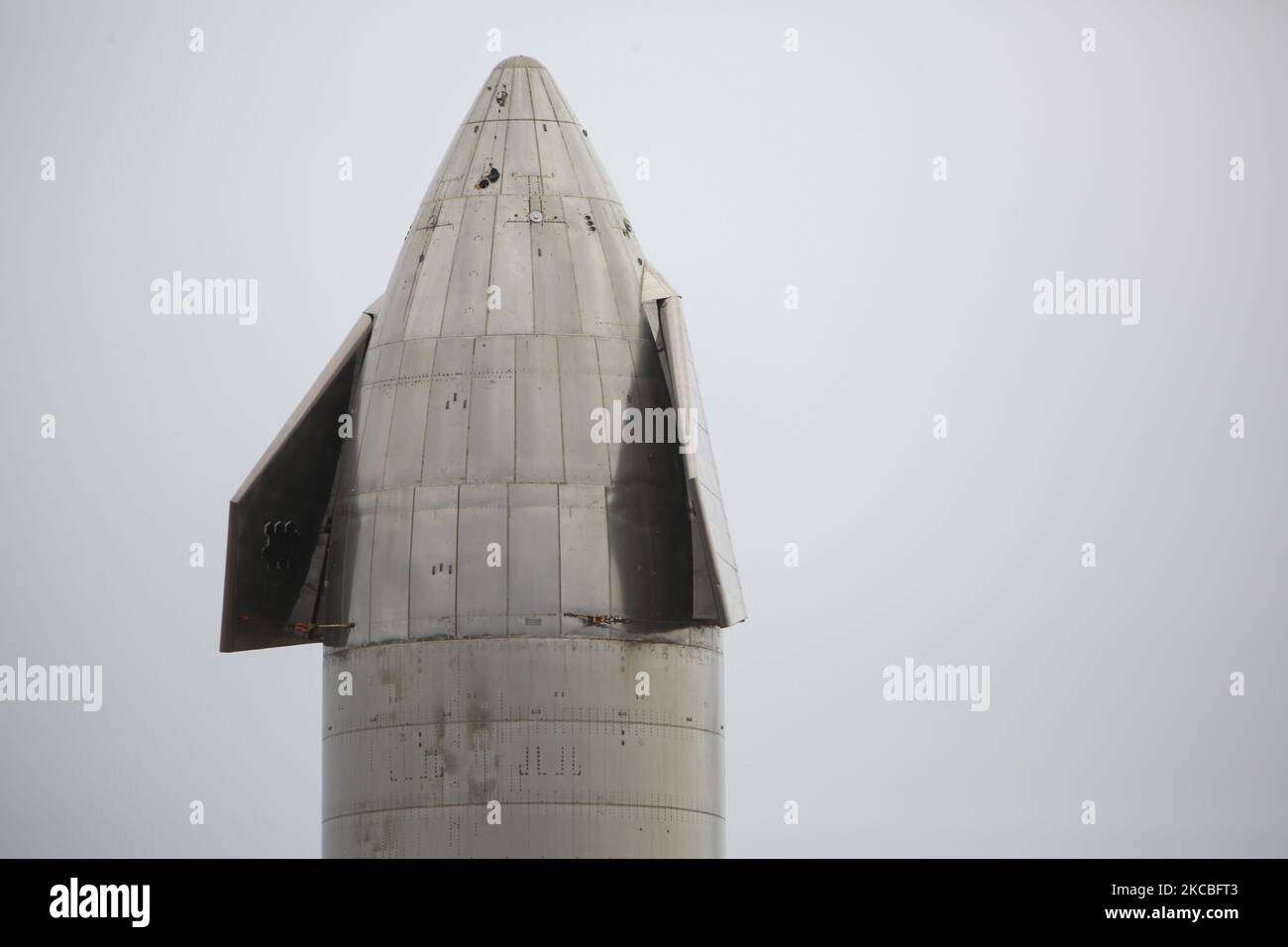 Starship SN11 at SpaceX's South Texas launch site in Boca Chica, Texas ...