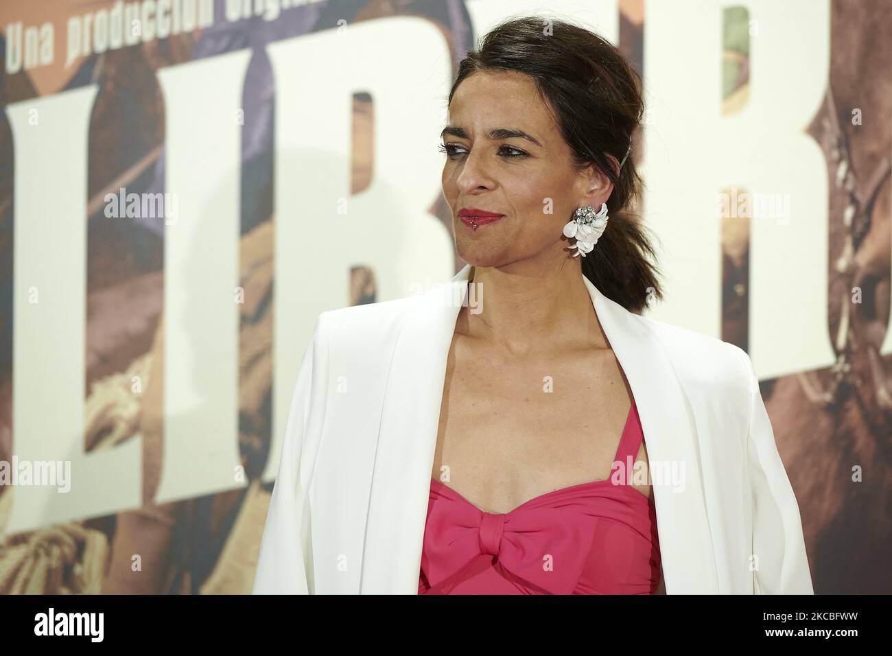 Bebe attends the "LIBERTAD" Premiere at Proyecciones Cinema in Madrid ...