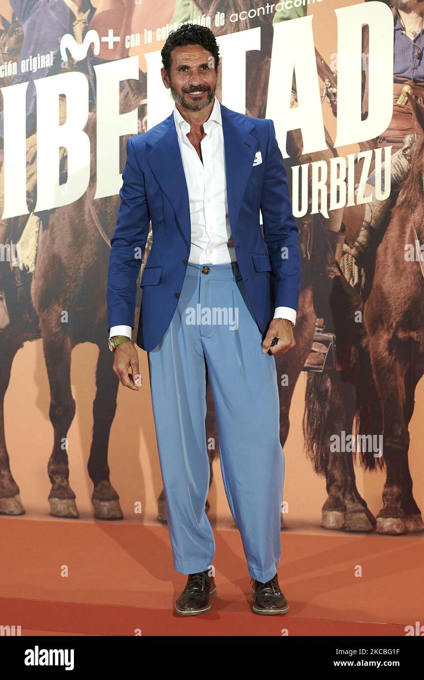 Oscar Higares attends the "LIBERTAD" Premiere at Proyecciones Cinema in ...