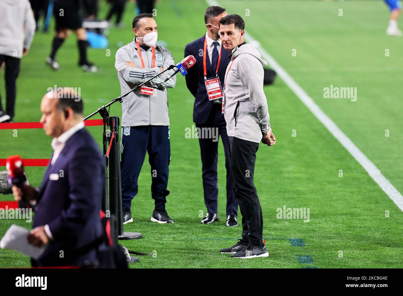 John Van tShip, head coach of Greece, during the FIFA World Cup 2022 ...