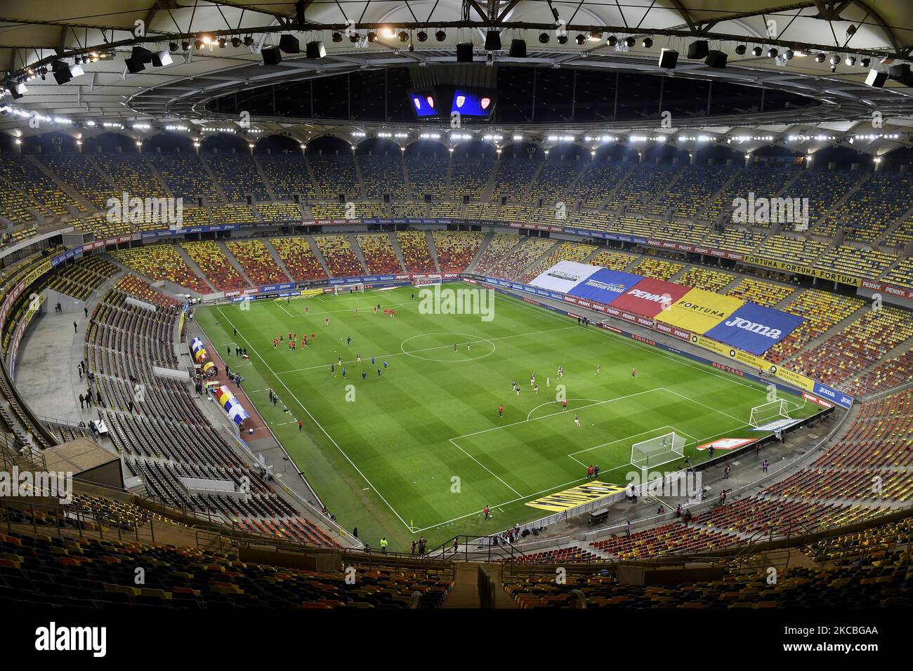 Qatar football stadium inside hi-res stock photography and images - Alamy