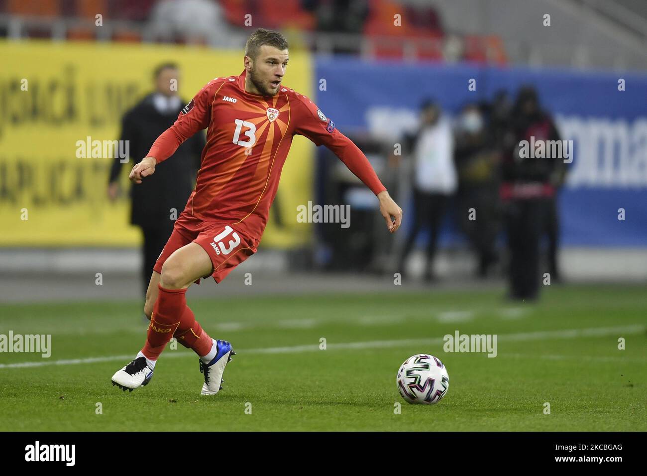Stefan Ristovski during the FIFA World Cup Qatar 2022 qualification ...
