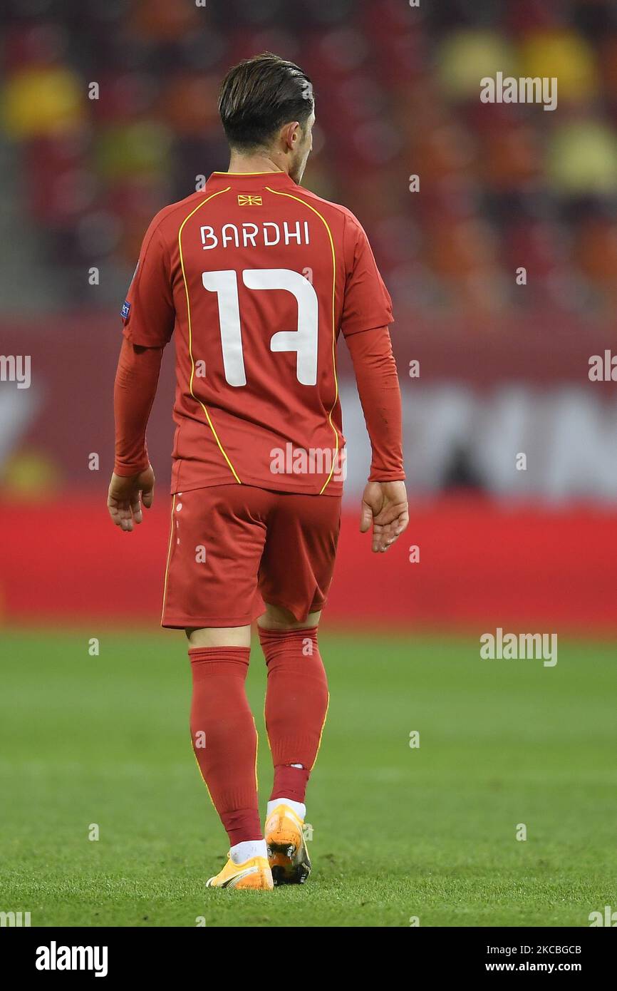 Enis Bardi during the FIFA World Cup Qatar 2022 qualification football ...