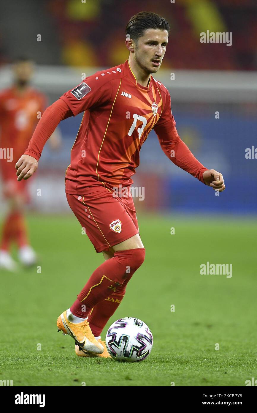 Enis Bardi during the FIFA World Cup Qatar 2022 qualification football ...