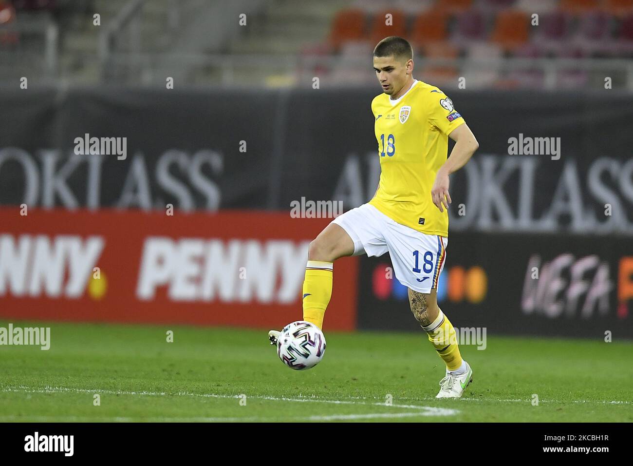 Razvan Marin during the FIFA World Cup Qatar 2022 qualification ...