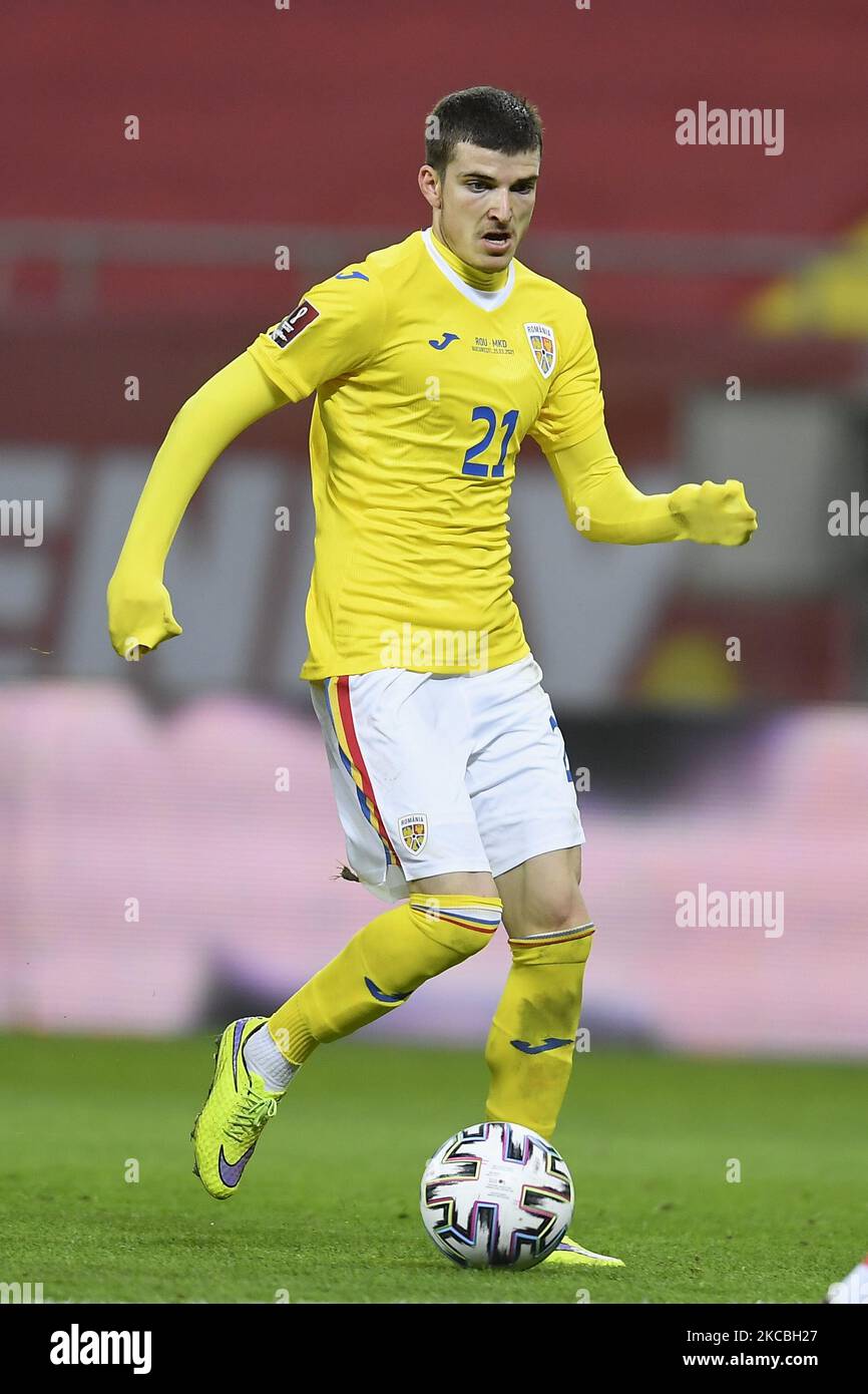 Valentin Mihaila of Romania in action during the FIFA World Cup Qatar ...