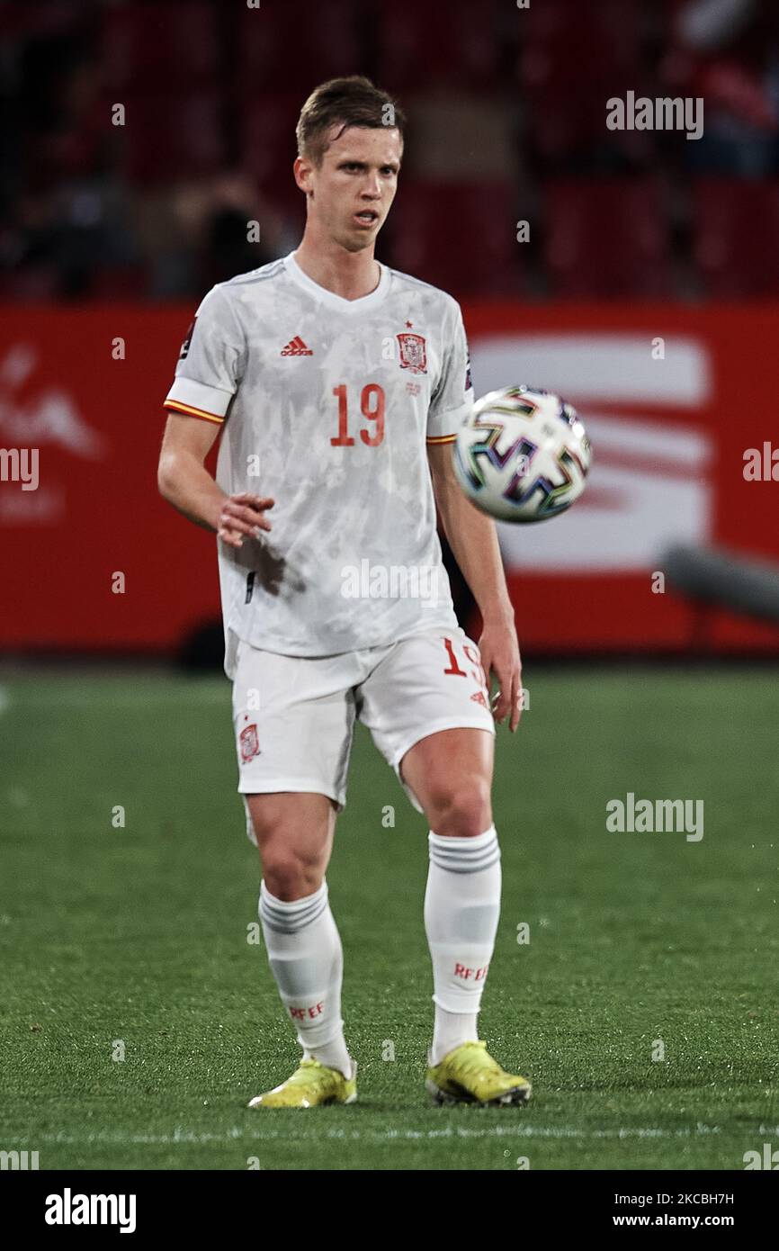 Dani Olmo (RB Leipzig) of Spain in action during the FIFA World Cup ...
