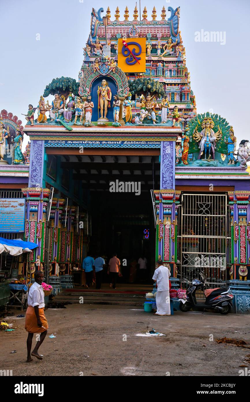 Swamimalai temple hi-res stock photography and images - Alamy