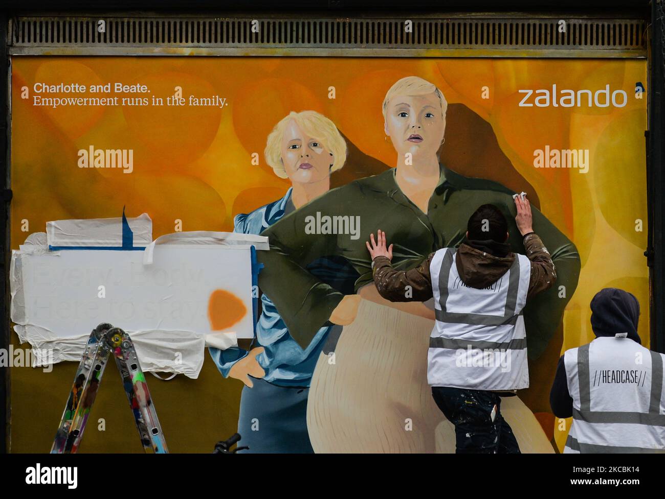 Irish artists Cormac Dillon (Mack Signs) and Loughlin Brady Smith ...