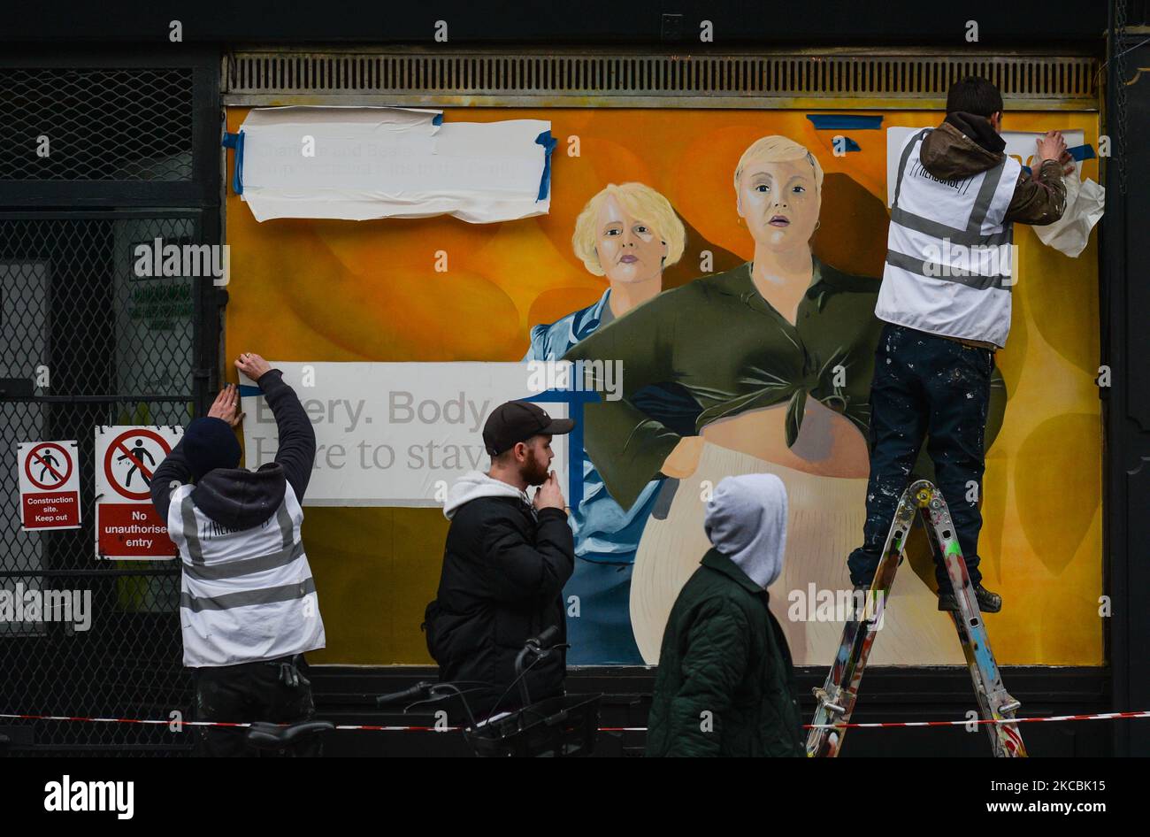 Irish artists Cormac Dillon (Mack Signs) and Loughlin Brady Smith ...