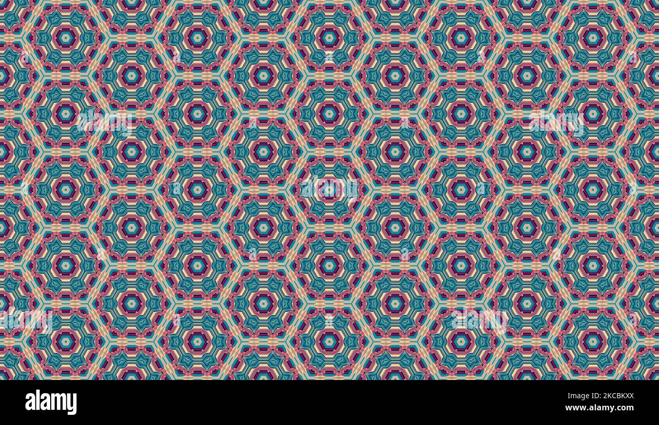 Seamless repeating pattern illustration, useful for fabric, wallpaper ...