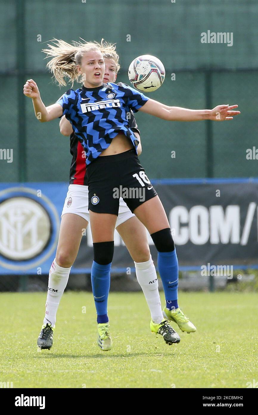 Caroline Moller Hansen of FC Internazionale in action during the Women ...
