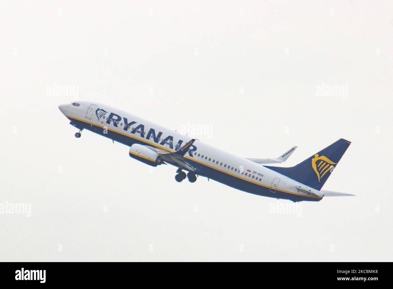 Ryanair Boeing 737-800 or 737NG aircraft as seen arriving and departing ...