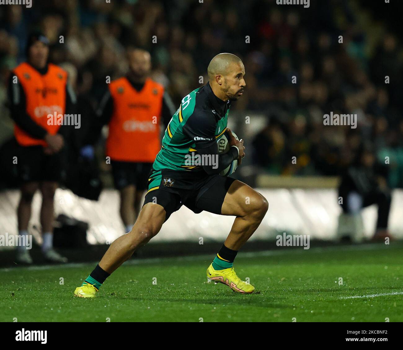 Northampton, UK. 04th Nov, 2022. Courtnall Skosan of Northampton Saints ...