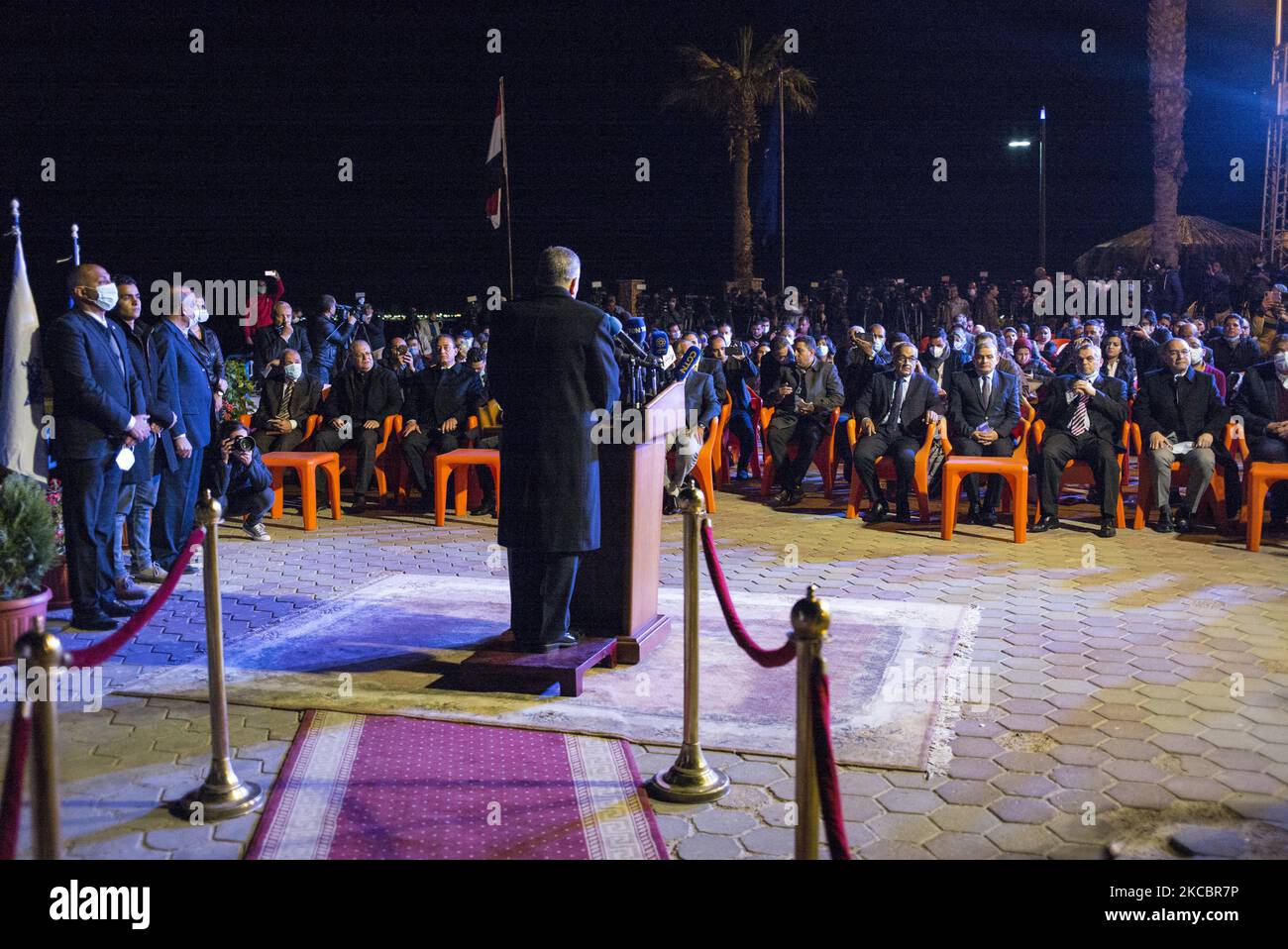 Press conference of the Admiral Osama Rabie, Chairman and Managing ...