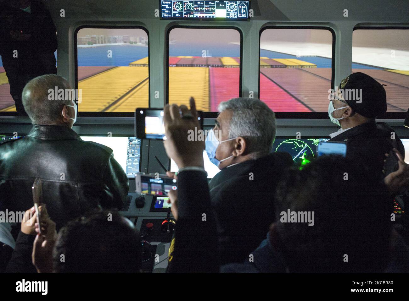Suez canal authority pilots hi-res stock photography and images - Alamy