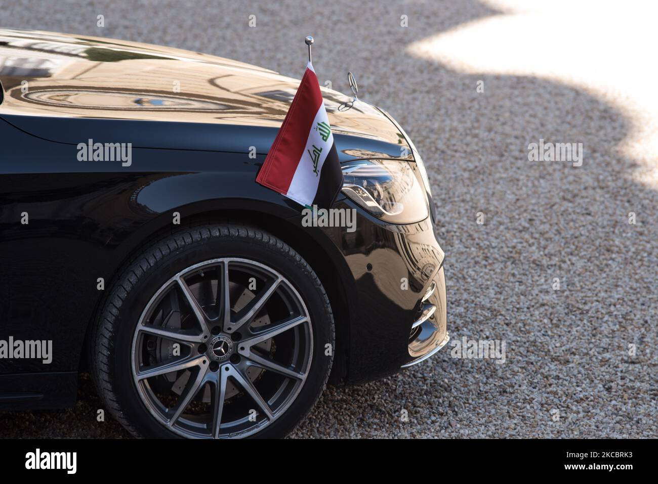 The official car of Nerchirvan Barzani, the President of the Autonomous ...