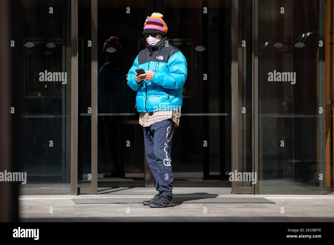 American actor and musician Jared Leto leaves his hotel before the ...