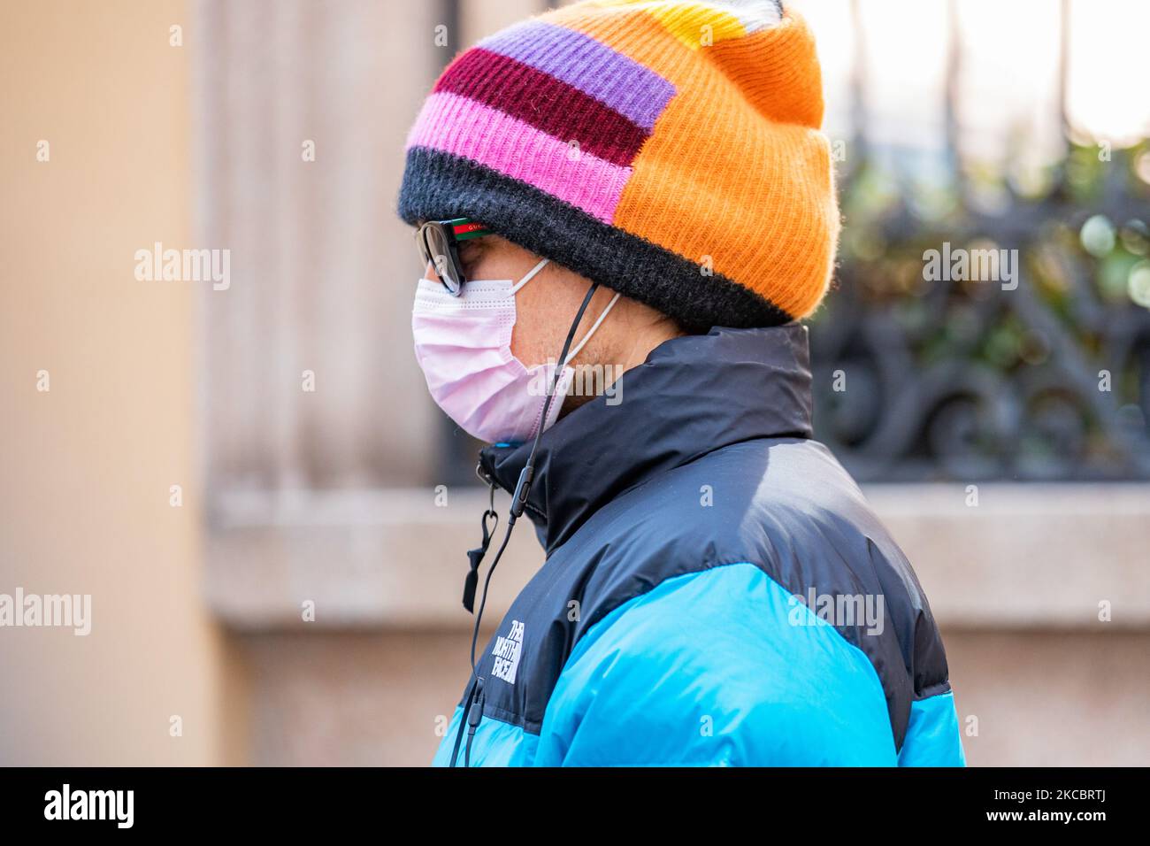 American actor and musician Jared Leto leaves his hotel before the ...