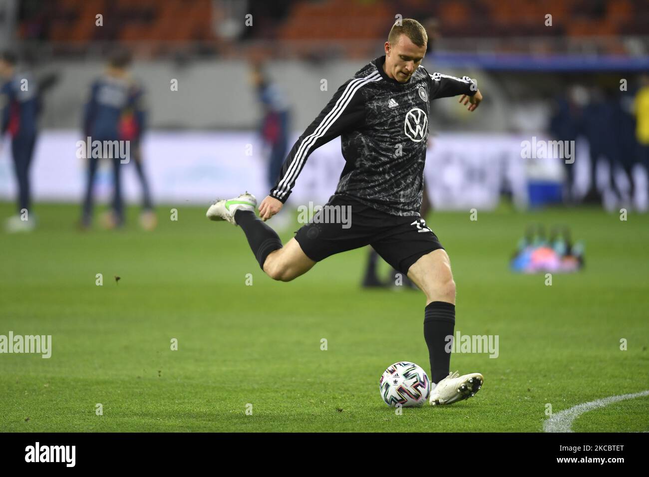 Lukas Klostermann during the game between Romania an Germany, in the ...