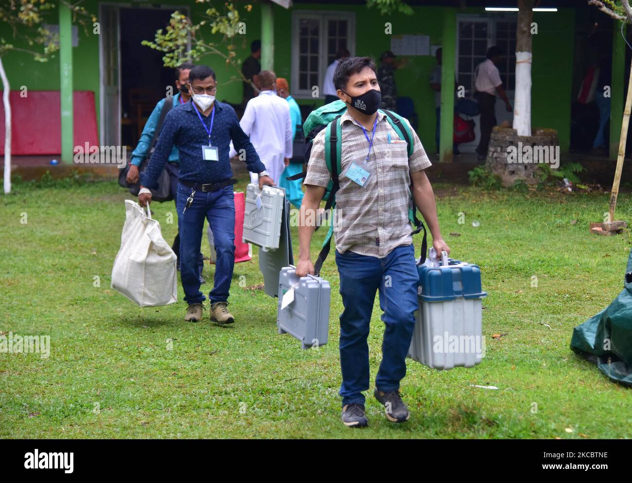 Phase of assam assembly elections nagaon district hi-res stock ...