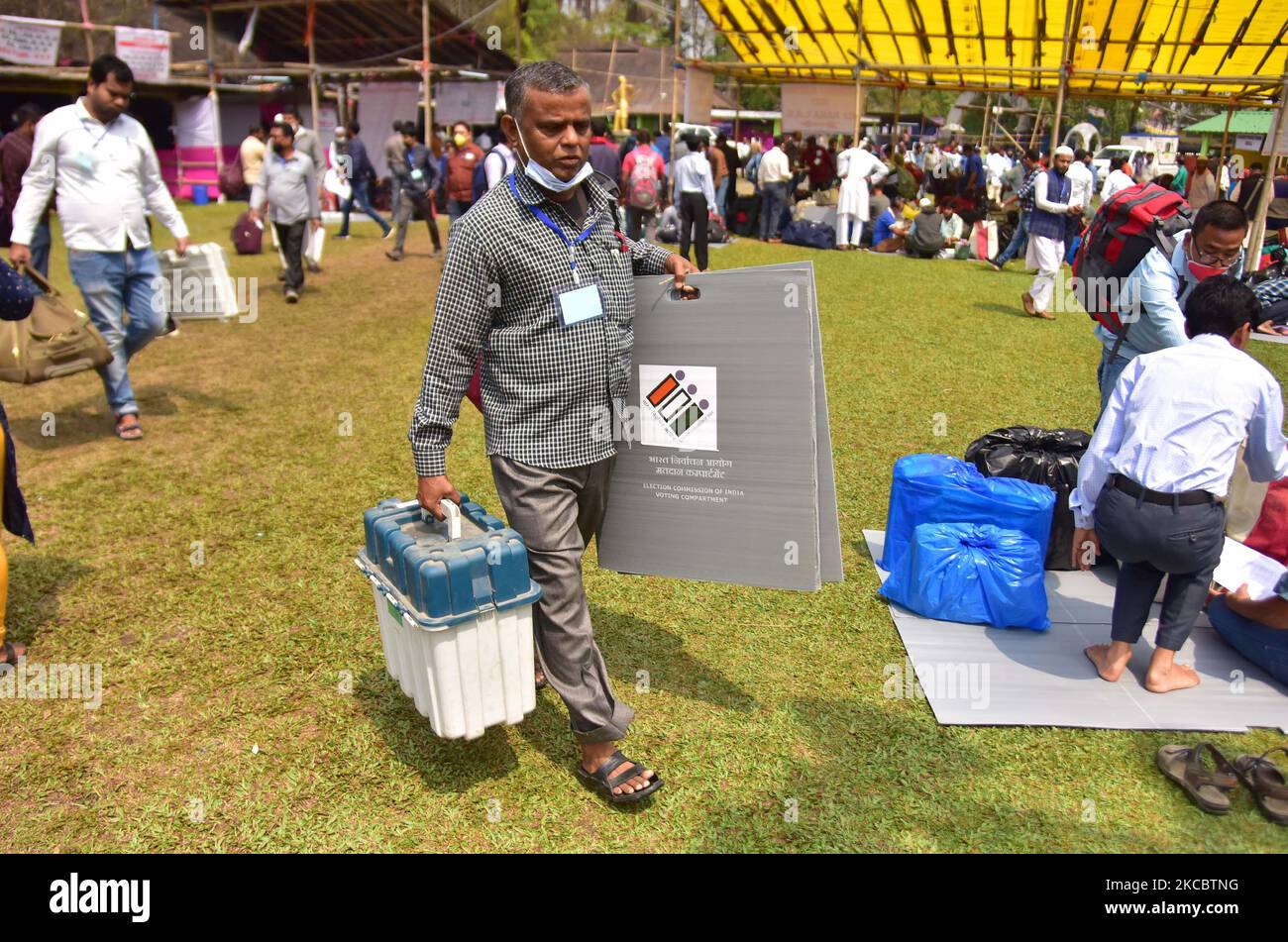 Phase of assam assembly elections nagaon district hi-res stock ...